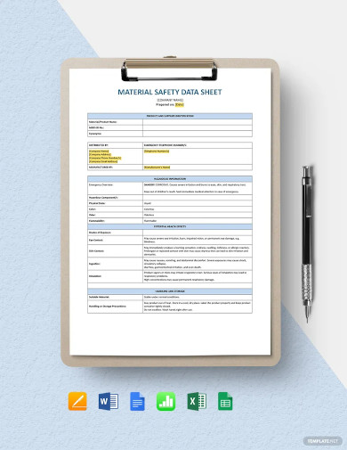 31+ Data Sheet Templates - Word, PDF, Google Docs, Apple Pages