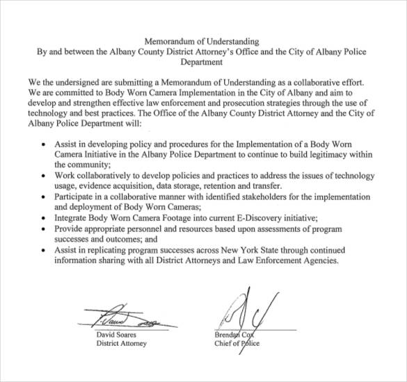 41+ Memorandum of understanding Templates - PDF, Google Docs