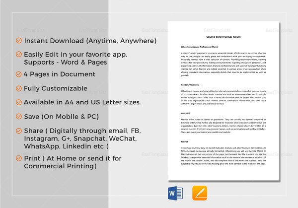 19+ Audit Memo Templates – Sample Word, Google Docs Format Download