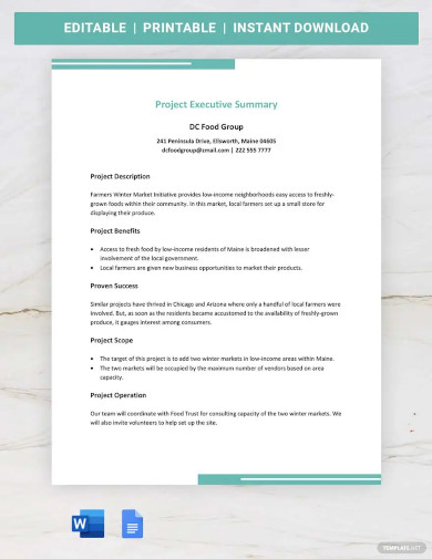17+ Project Summary Templates - PDF, DOC