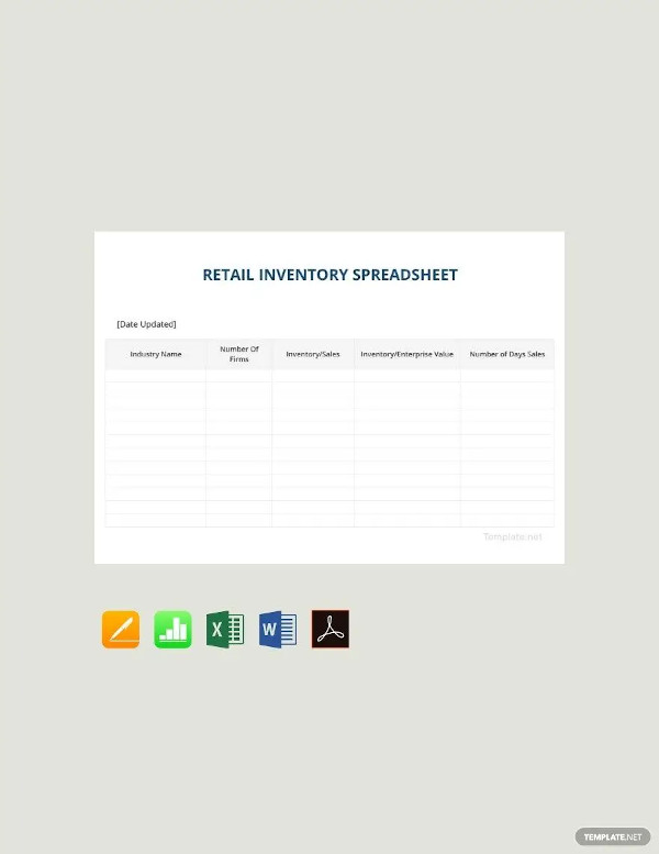 16+ Retail Inventory Templates – Free Sample, Example, Format Download