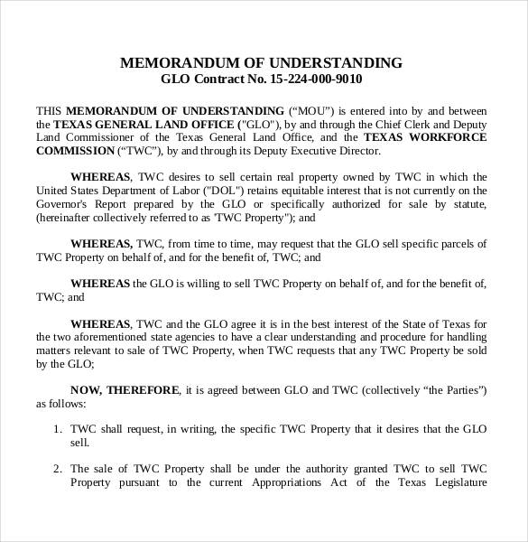 41+ Memorandum of understanding Templates - PDF, Google Docs