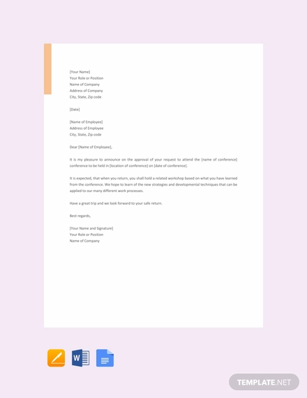 11+ Approval Letter Templates - PDF, DOC, Apple Pages, Google Docs