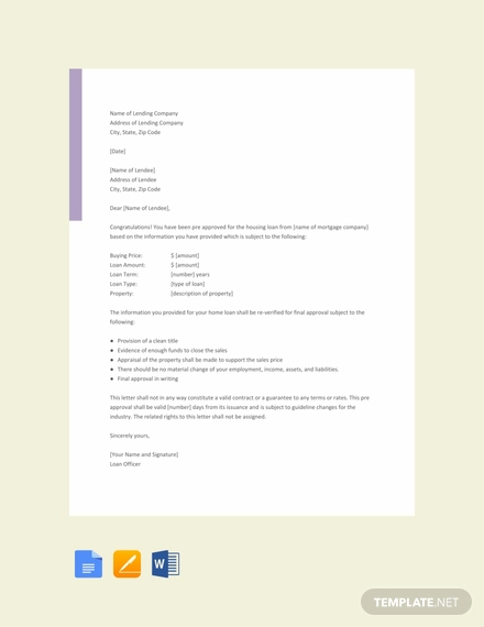 11+ Approval Letter Templates - PDF, DOC, Apple Pages, Google Docs