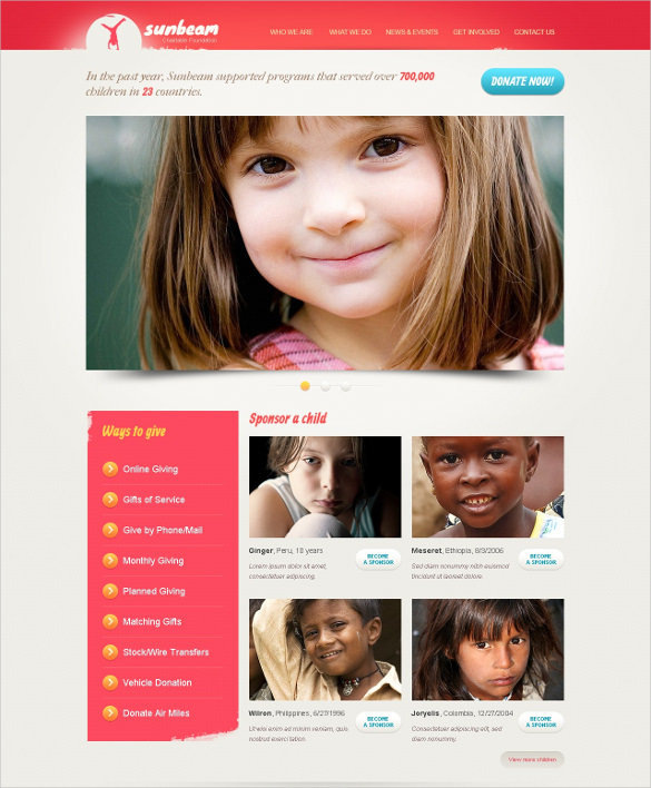 18+ Charity Blog Themes & Templates