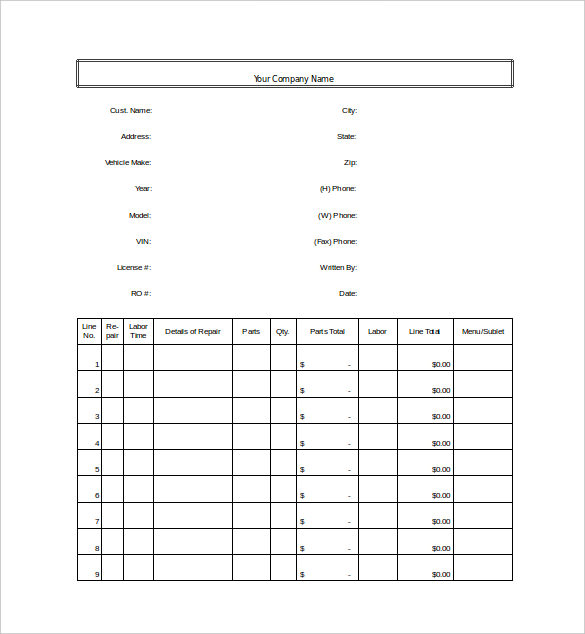 14+ Blank Spreadsheet Templates - PDF, DOC, Pages, Excel