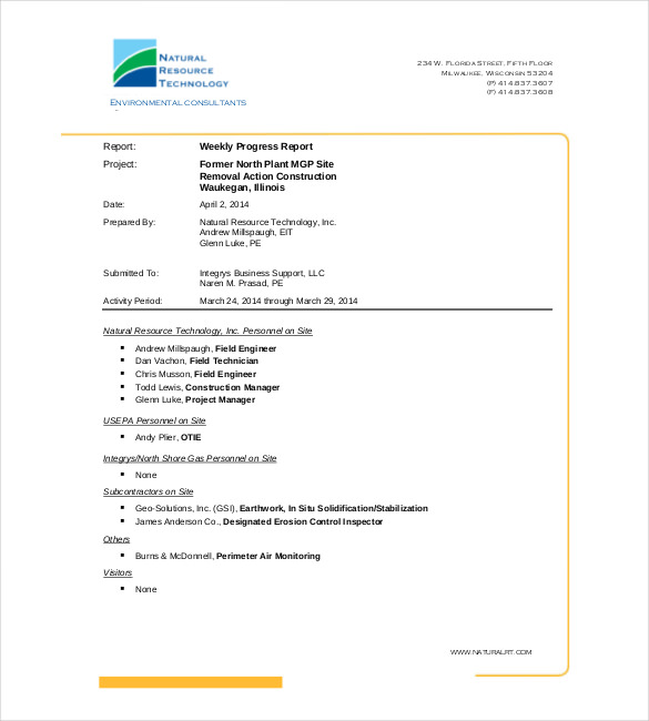 25+ Weekly Report Templates - Free Sample, Example, Format Download