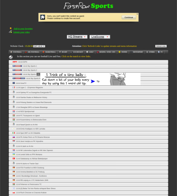 19+ Top Websites to Watch Live Sports