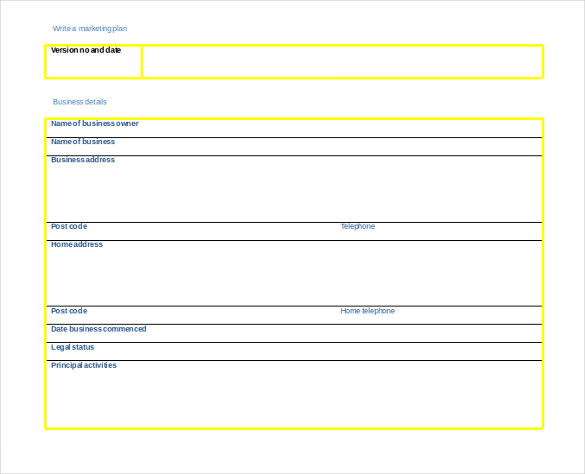 Marketing Strategy Template 28 Word PDF Documents Download