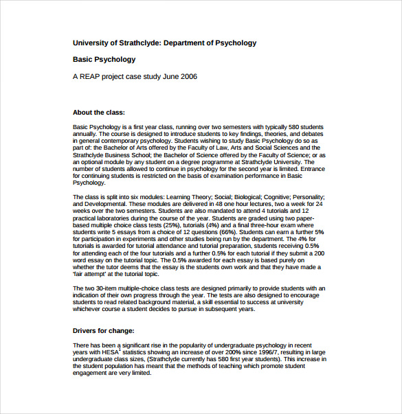  Case Study Format Example How To Write A Case Study APA Style 2019 