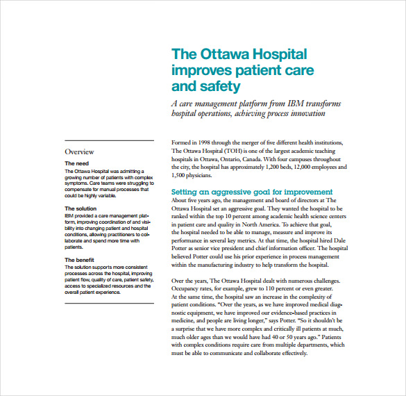 Free 19+ Case Study Templates - PDF, Docs, Word