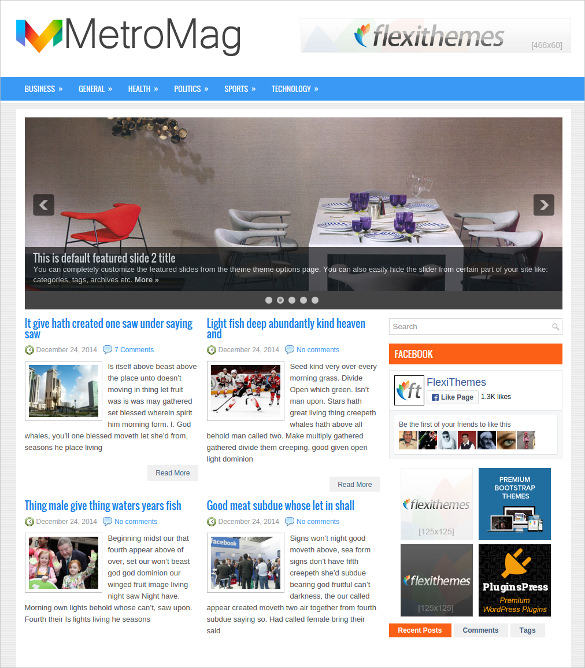 23+ News Blog Themes & Templates