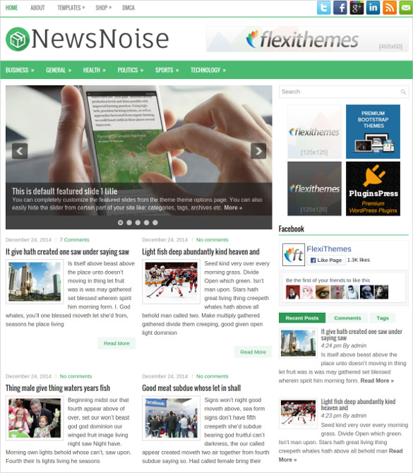 23+ News Blog Themes & Templates | Free & Premium Templates