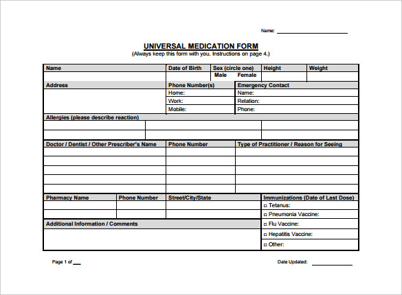 30+ Doctor Prescription Templates - PDF, DOC