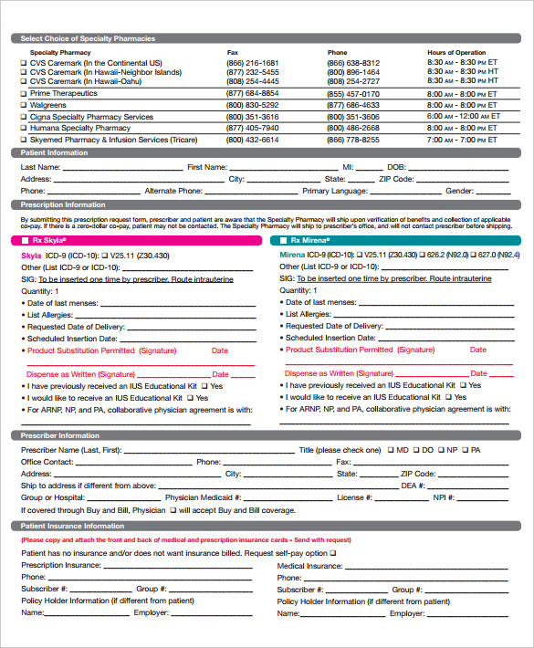 30+ Doctor Prescription Templates - PDF, DOC