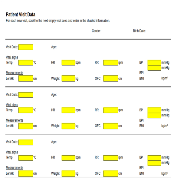 Baby Growth Chart Templates – 12+ Free Excel, PDF Documents Download
