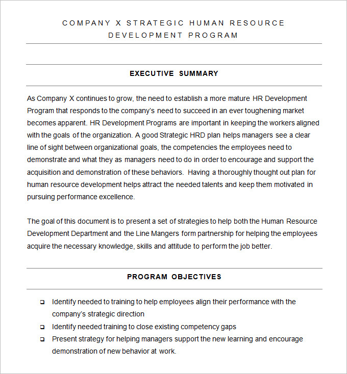 32+ HR Strategy Templates - Free Sample, Example, Format