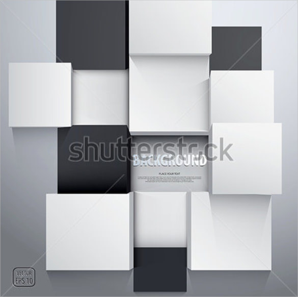 3D Cube Template - 16 + PSD, EPS Format Download