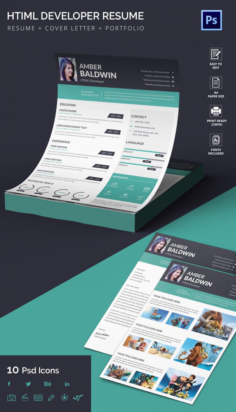 20+ Web Developer Resume Templates - DOC, PDF