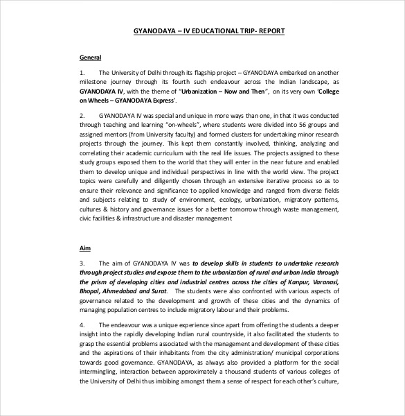 24+ Sample Trip Report Templates- Word, PDF, Google Docs, Apple Pages