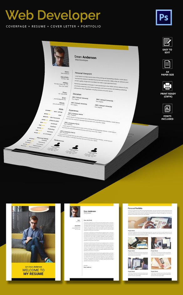 20+ Web Developer Resume Templates - DOC, PDF