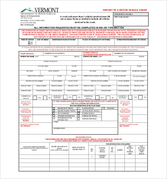 25+ Sample Accident Report Templates - Word, Docs, PDF, Pages