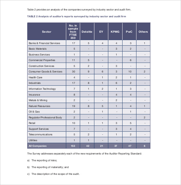 33+ Audit Report Templates - Sample PDF, Word Format Download