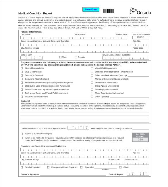 16+ Medical Report Templates - Free Sample, Example, Format Download