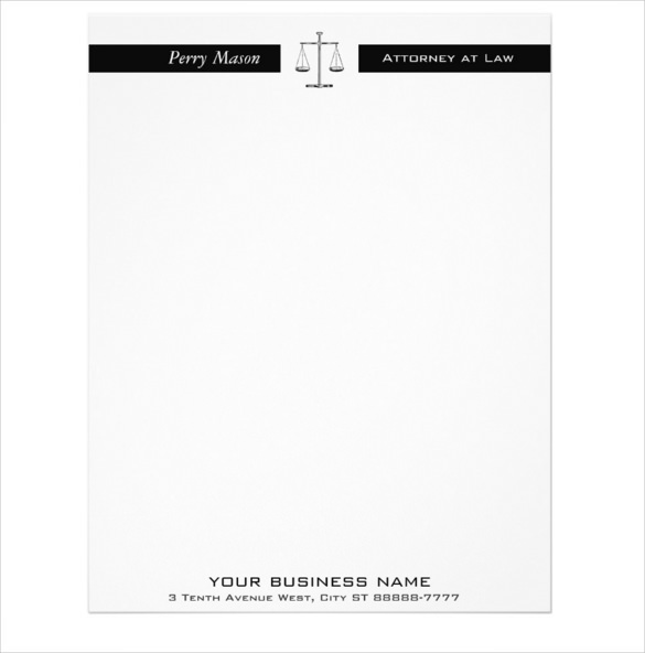 12+ Legal Letterhead Templates - Free Word, PDF Format Download