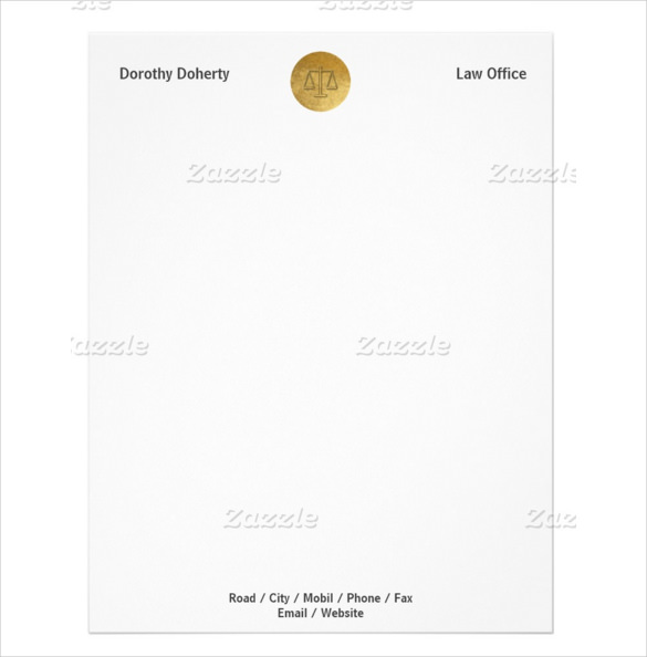 12+ Legal Letterhead Templates - Free Word, PDF Format Download