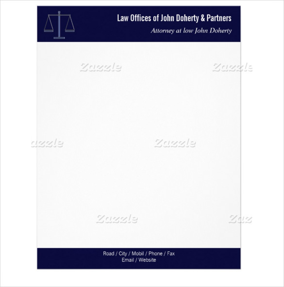 12+ Legal Letterhead Templates - Free Word, PDF Format Download
