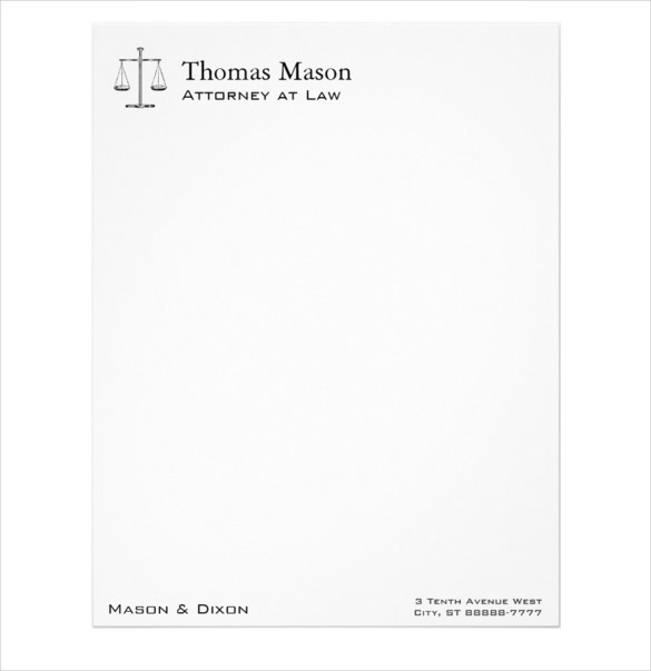 12+ Legal Letterhead Templates - Free Word, PDF Format Download