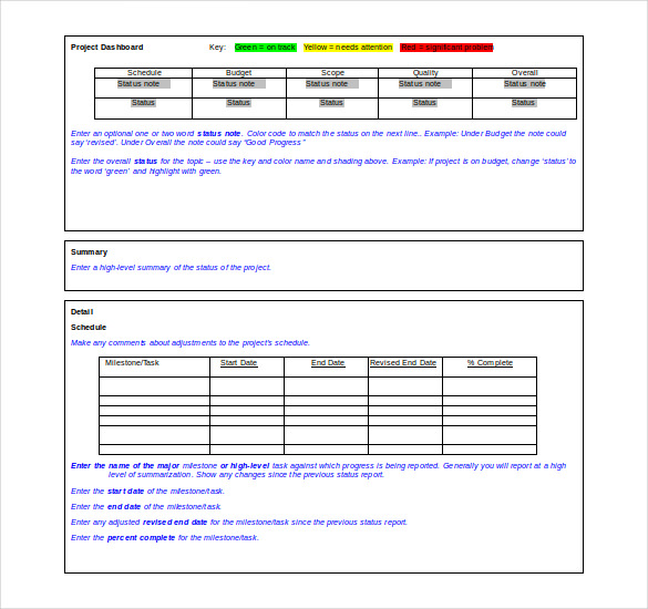 25+ Status Report Templates - Free Sample, Example, Format Download