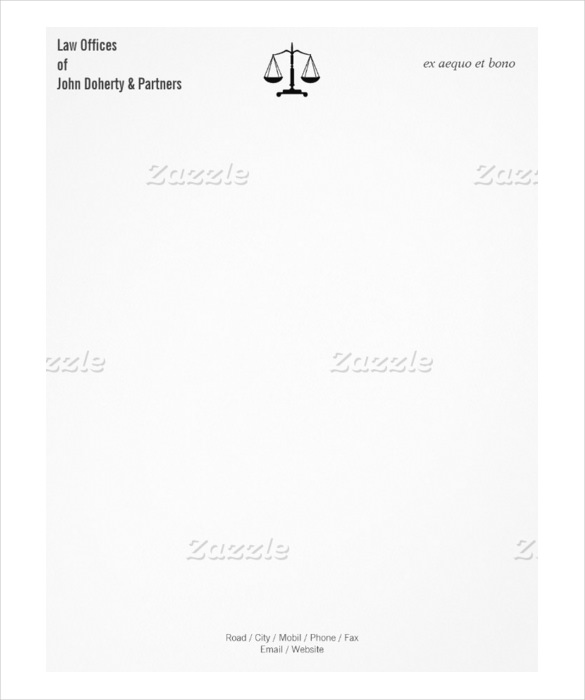15+ Law Firm Letterhead Templates in AI | MS Word | Pages | PSD ...