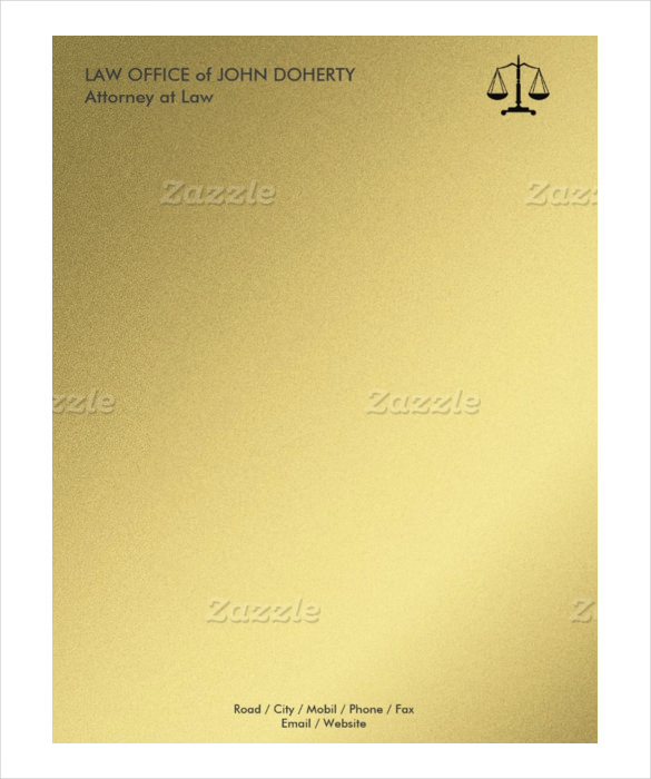 15+ Law Firm Letterhead Templates in AI | MS Word | Pages | PSD ...