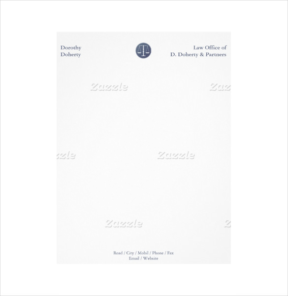 27+ Law Firm Letterhead Templates in AI | MS Word | Pages | PSD ...