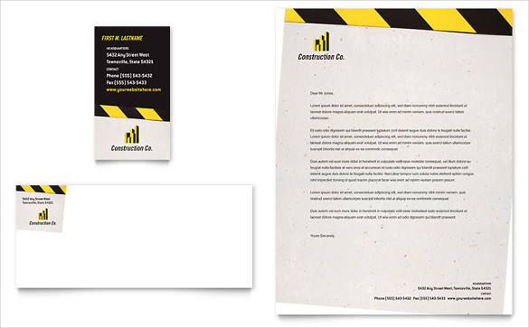 14+ FREE Construction Company Letterhead Templates - Free Word, PSD, AI ...