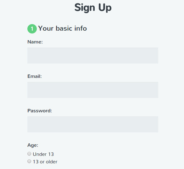 19+ HTML5 Signup & Registration Forms – Free HTML, CSS Format Download ...