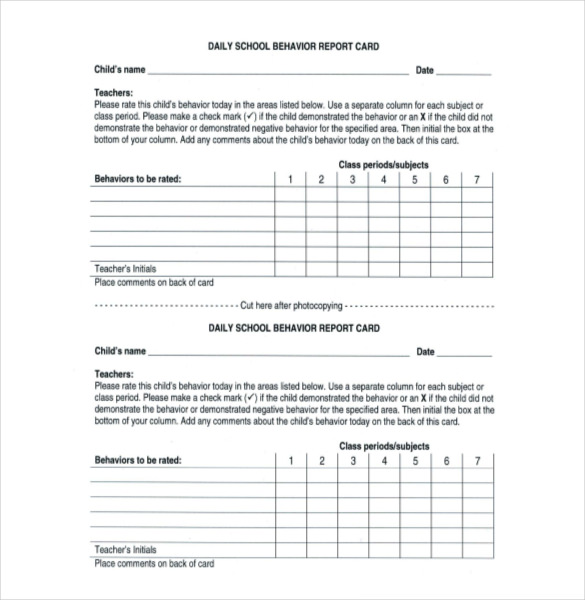 School Report Templates 11 Free Word Excel PDF Formats Samples 