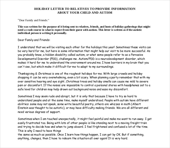 Holiday Letter Template – 14+ Free Word, PDF, PSD, Format Download