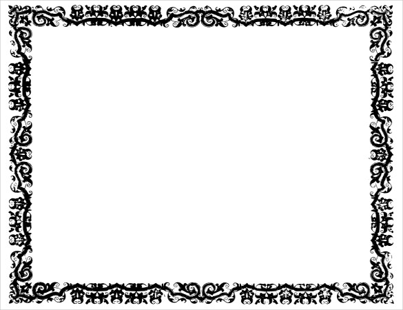Holiday Border Template 11 Free JPG PSD Format Download