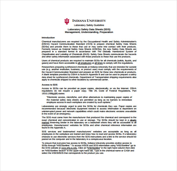 31+ Data Sheet Templates - Word, PDF, Google Docs, Apple Pages