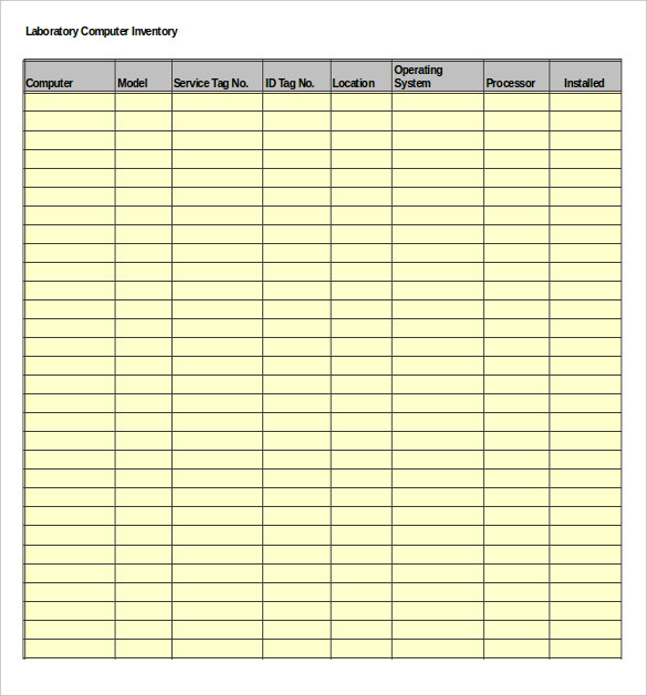 Excel Inventory Template - 20+ Free Excel, PDF Documents Download ...
