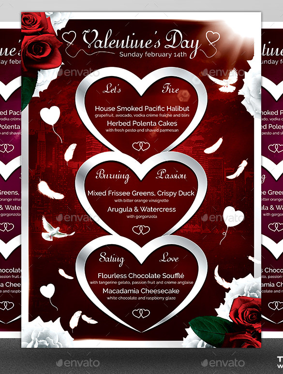 41 Valentines Menu Templates Free PSD EPS Format Download Free 