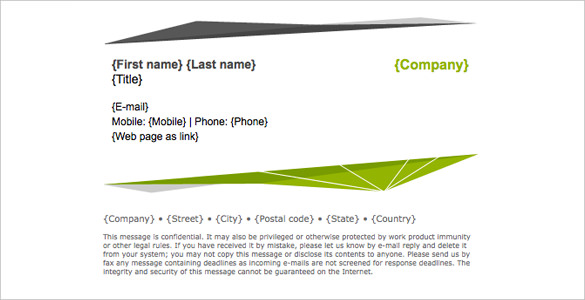 32+ Gmail Signature Templates - Samples, Examples & Format!