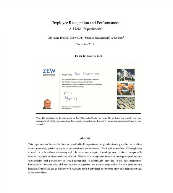 Employee Recognition Awards Template - 12+ Word, PDF, Google Docs ...