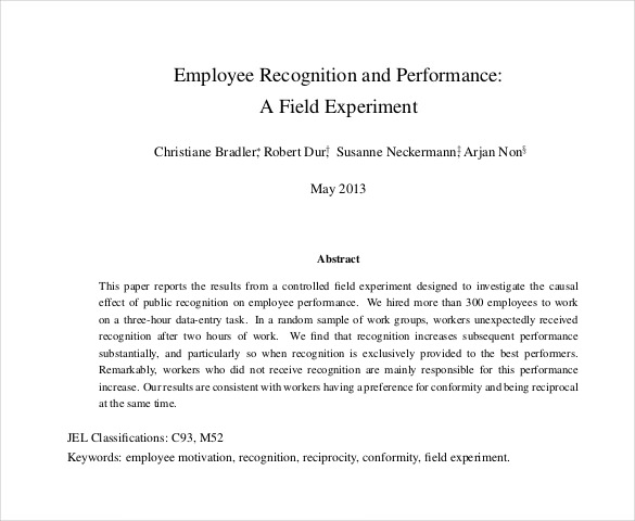 Employee Recognition Awards Template - 12+ Word, PDF, Google Docs ...