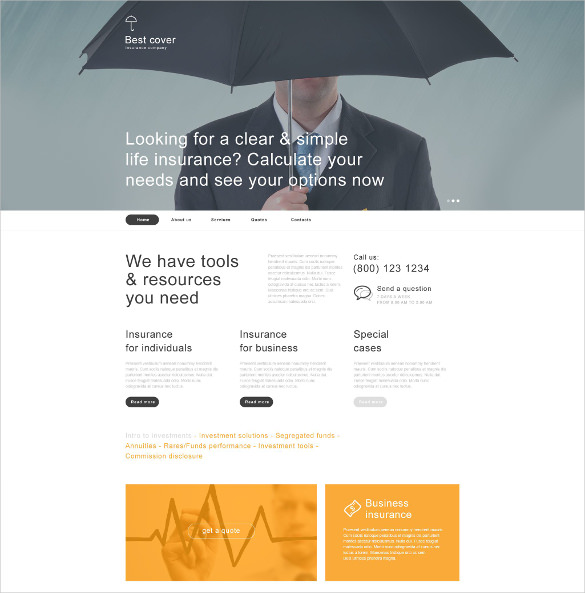 26+ Insurance Website Themes & Templates