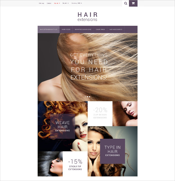 23 Hair Salon Website Themes Templates