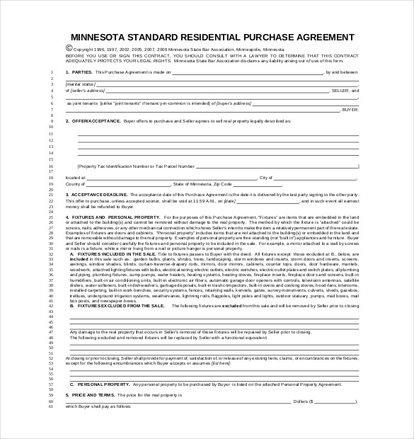 Purchase Agreement Template - 28+ Free Word, PDF Document Download